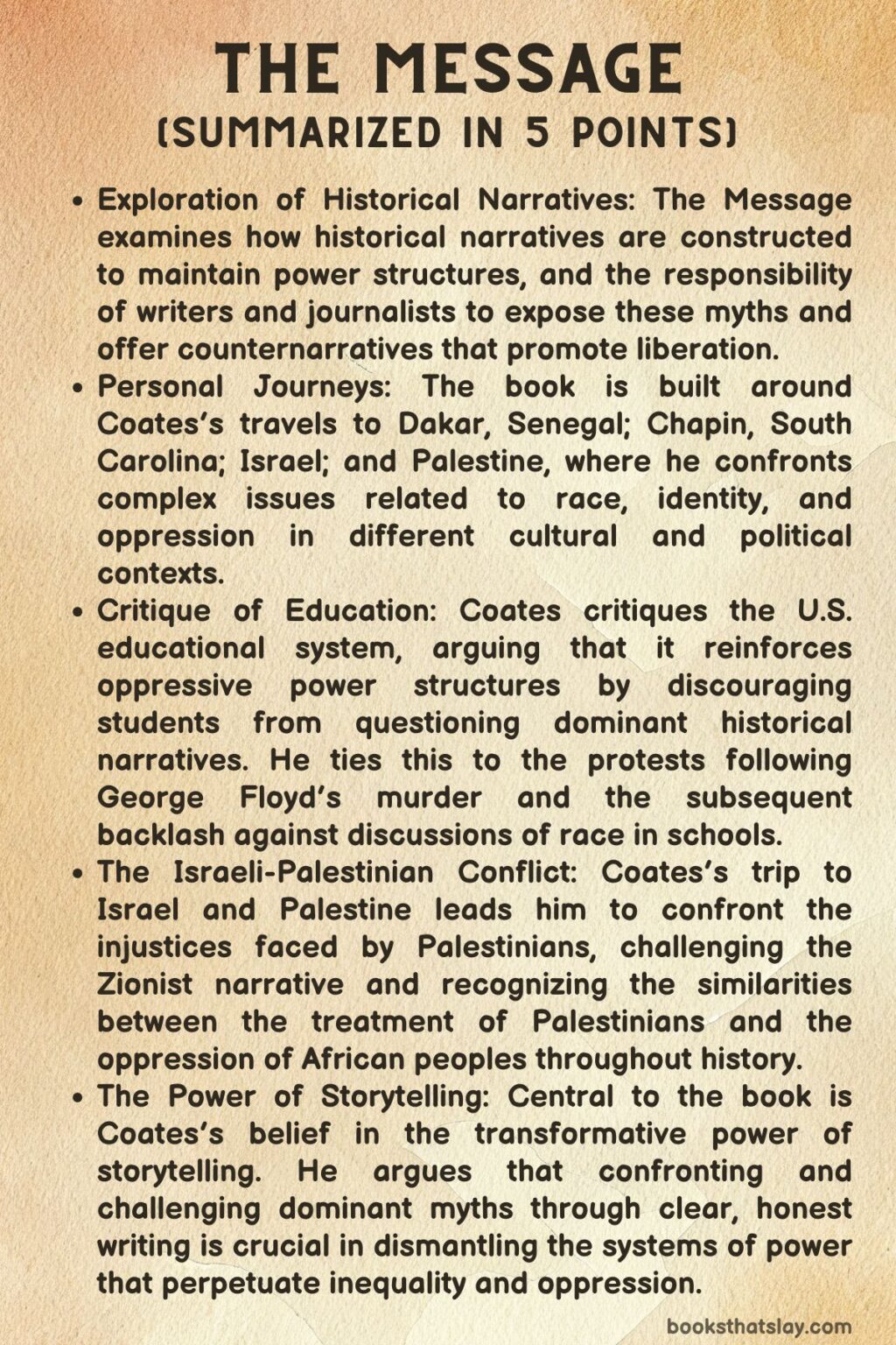 The Message by Ta-Nehisi Coates Summary, Analysis and Themes