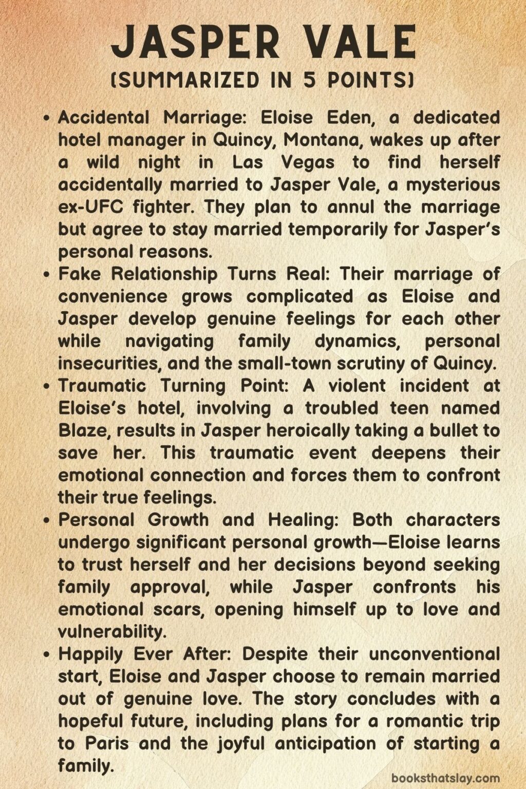 Jasper Vale by Devney Perry Summary, Characters and Themes