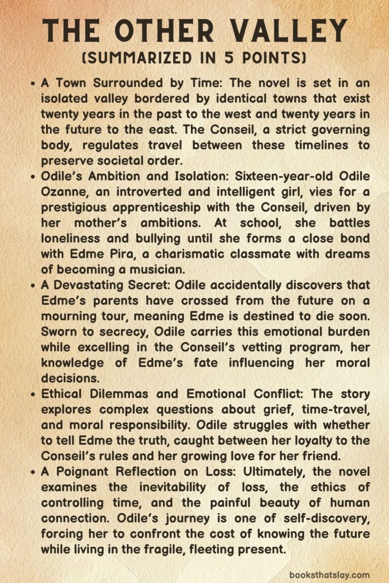 The Other Valley Summary, Characters and Themes