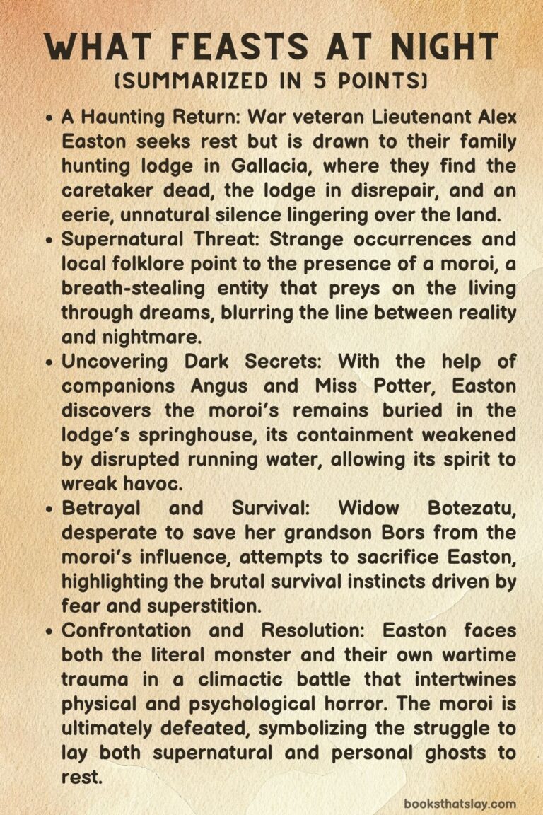What Feasts at Night Summary, Characters and Themes