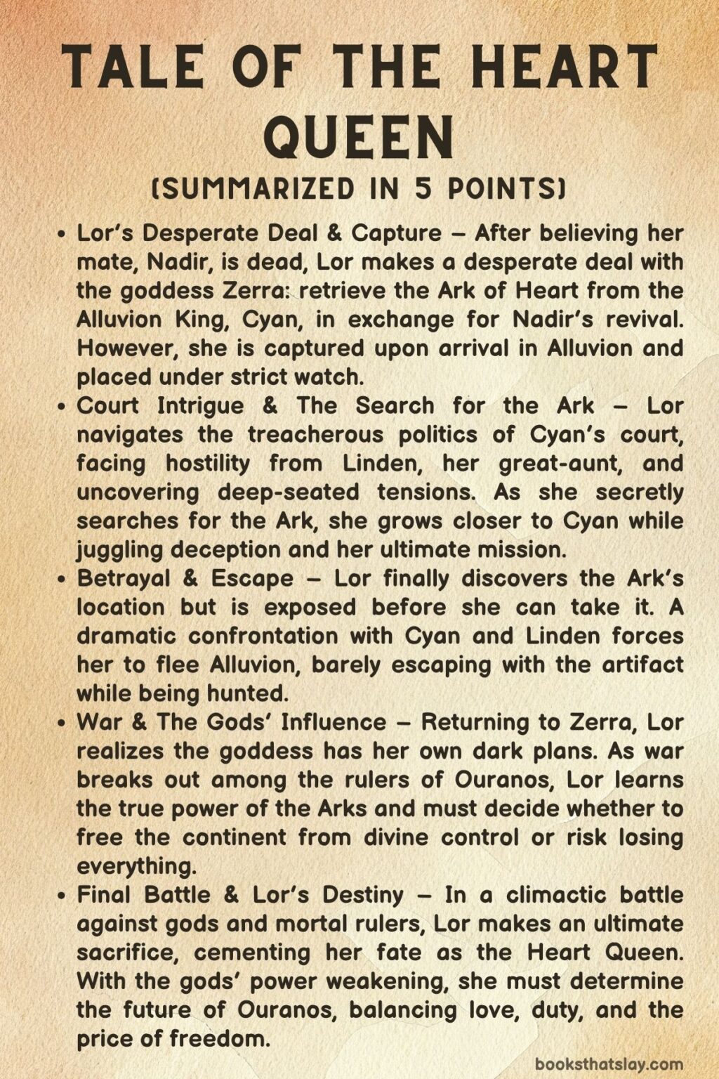 Tale of the Heart Queen Summary, Characters and Themes