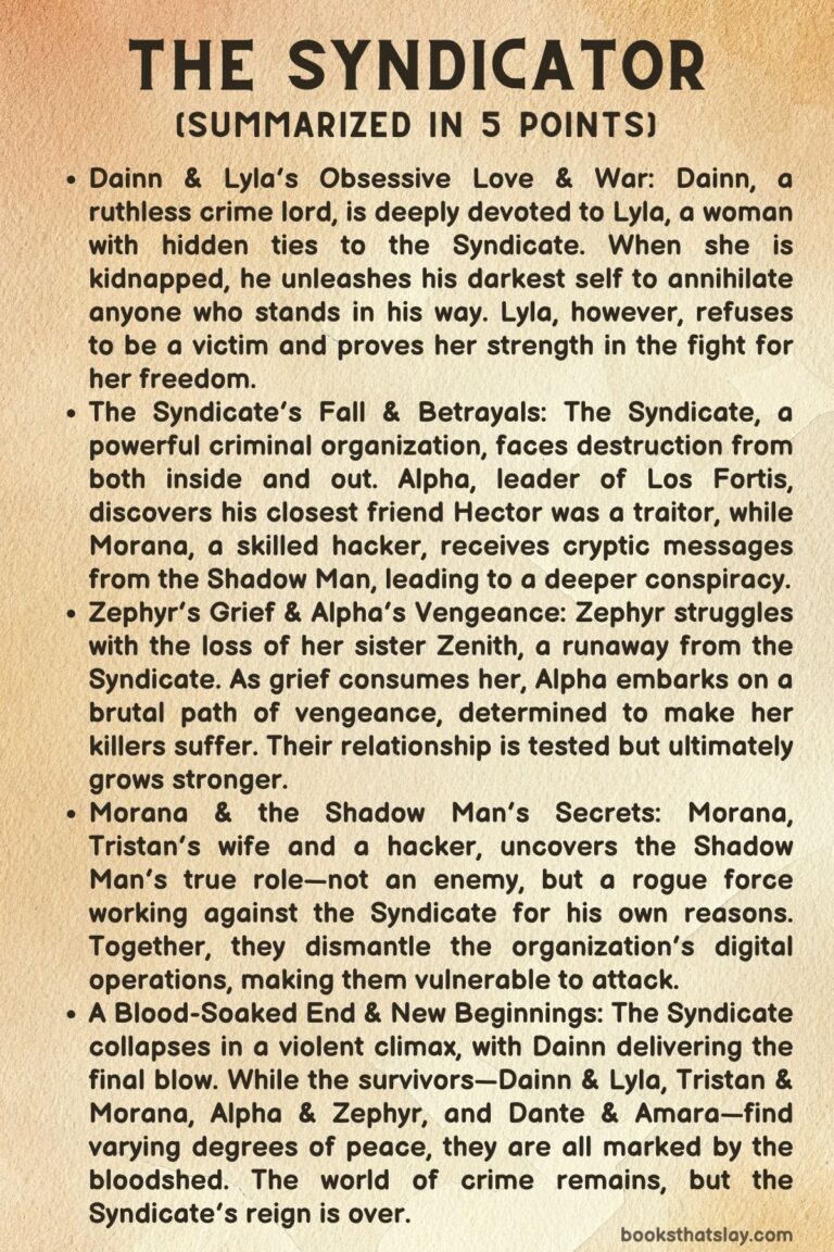 The Syndicater by RuNyx Summary, Characters and Themes