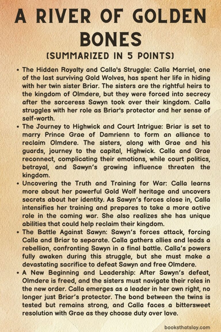 A River of Golden Bones Summary, Characters and Themes