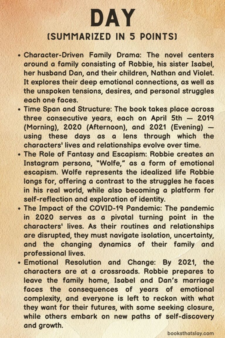 Day by Michael Cunningham Summary, Characters and Themes