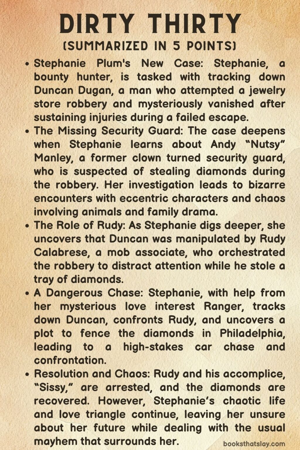 Dirty Thirty Summary, Characters and Themes