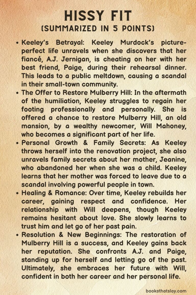 Hissy Fit by Mary Kay Andrews Summary, Characters and Themes