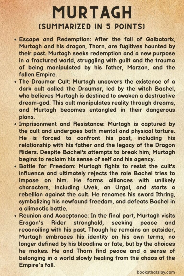 Murtagh Summary, Characters and Themes | Christopher Paolini