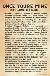 Once You’re Mine Summary, Characters and Themes