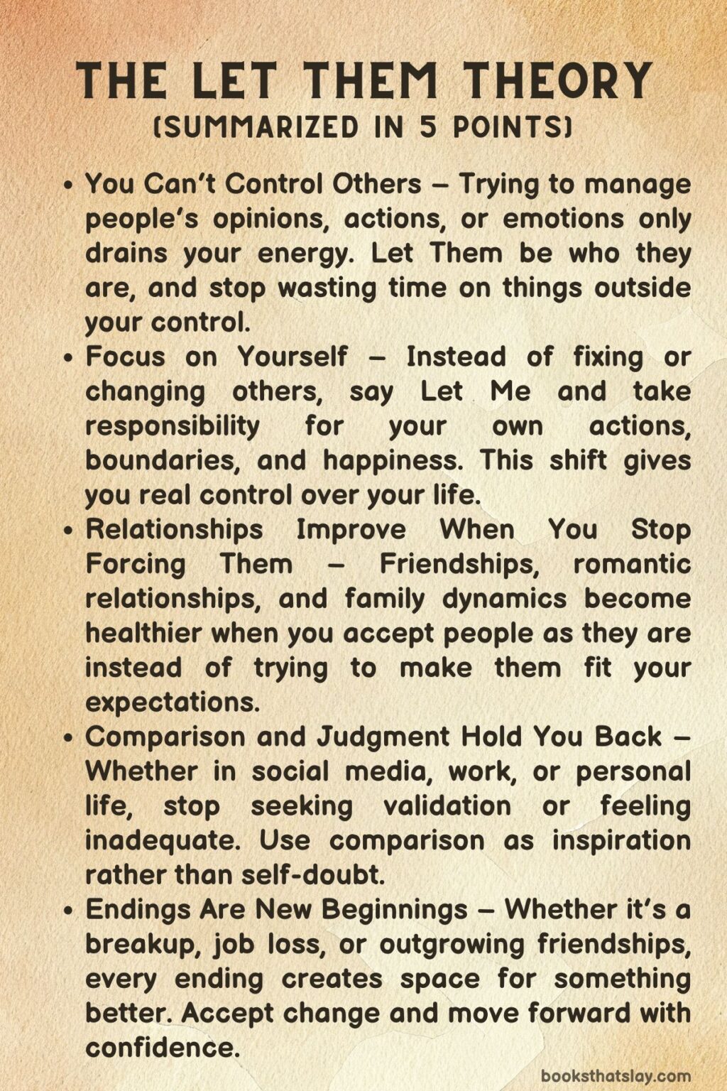 The Let Them Theory Summary, Analysis and Themes