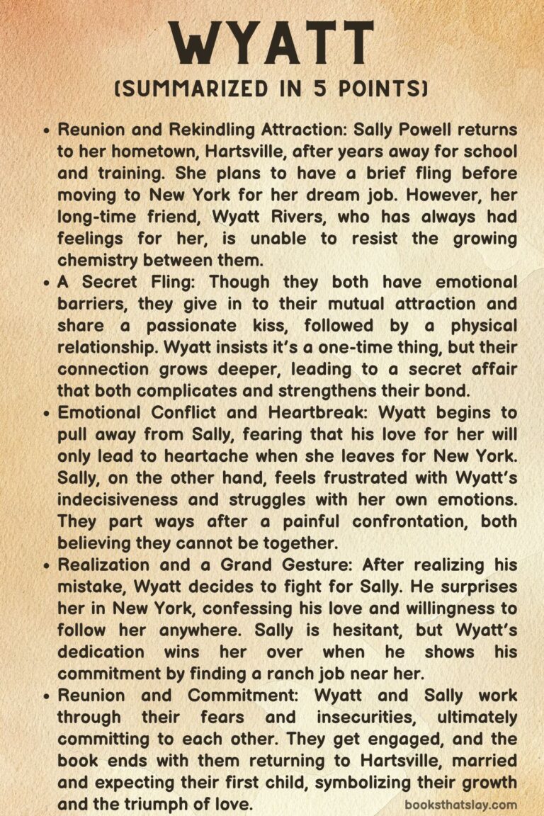 Wyatt by Jessica Peterson Summary, Characters and Themes