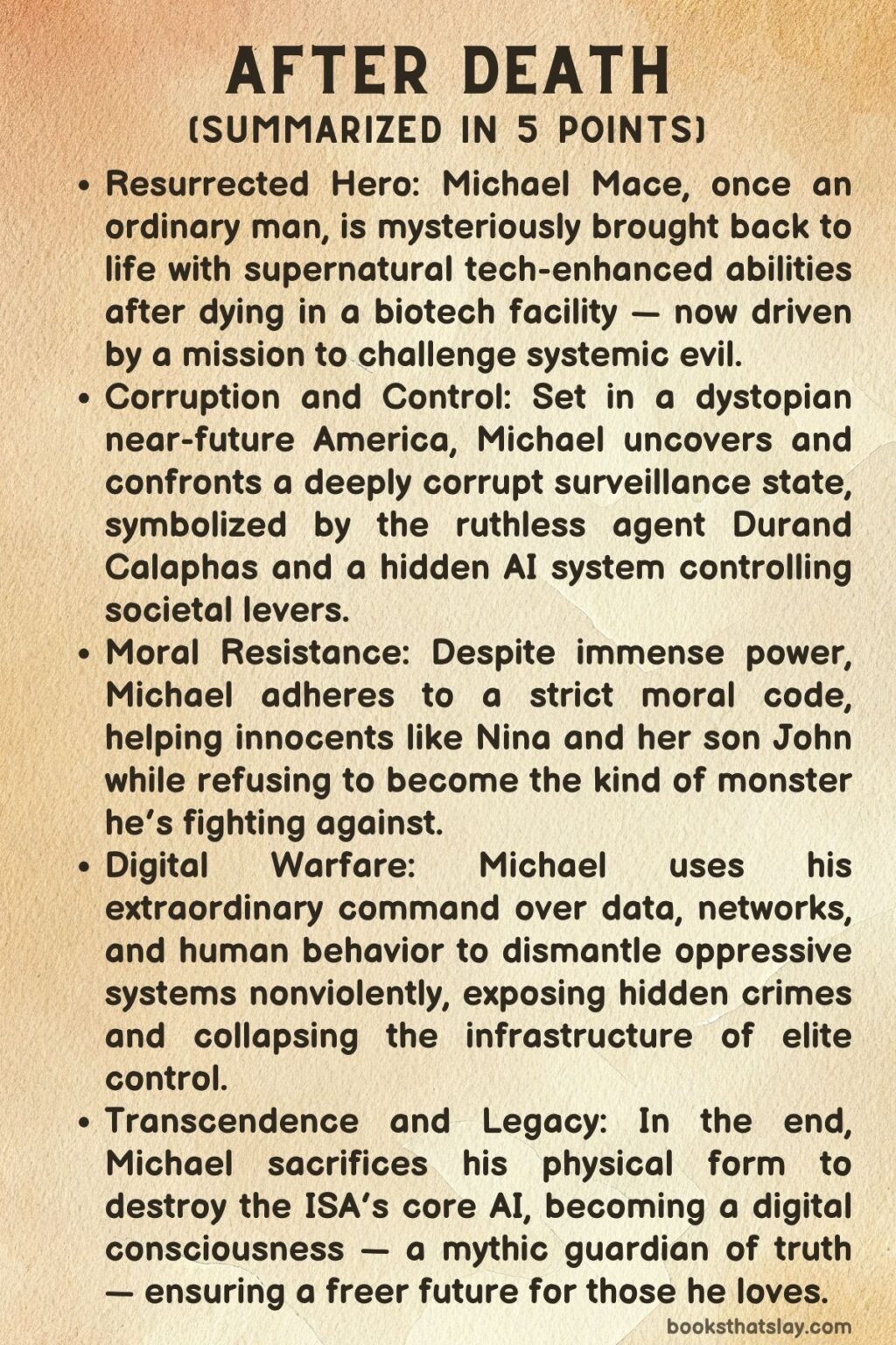 After Death by Dean Koontz Summary, Characters and Themes