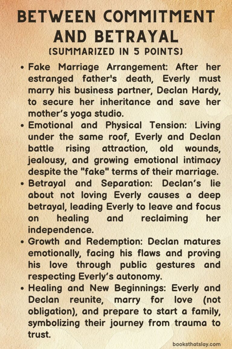 Between Commitment and Betrayal Summary, Characters and Themes
