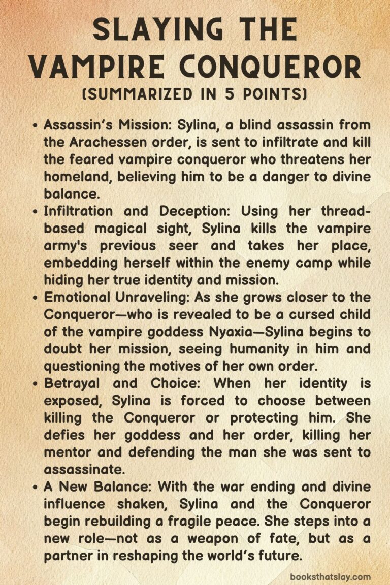Slaying the Vampire Conqueror Summary, Characters and Themes