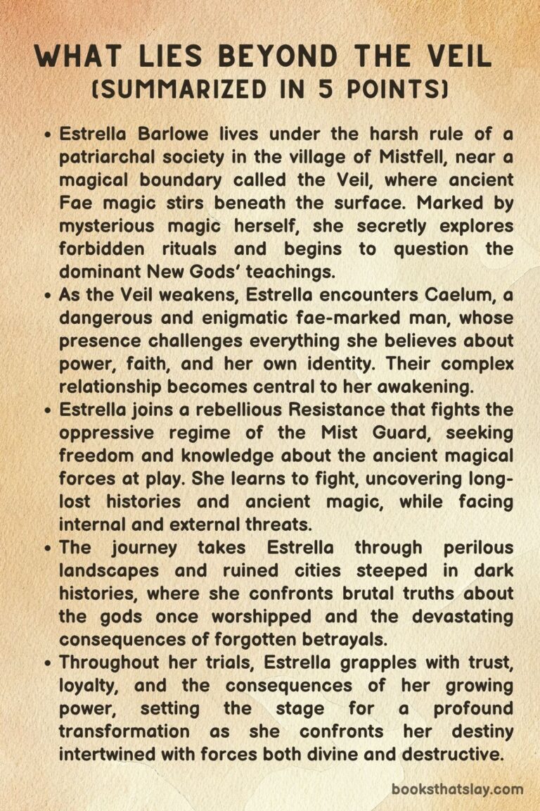 What Lies Beyond the Veil Summary, Characters and Themes
