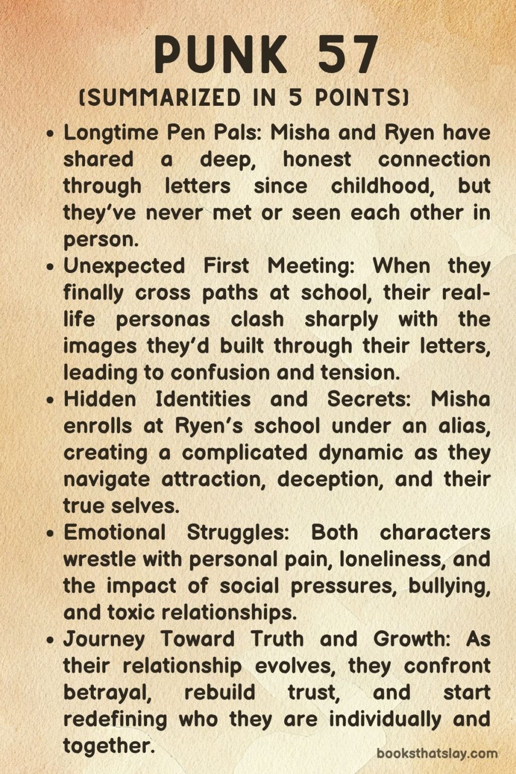 Punk 57 Summary, Characters and Themes
