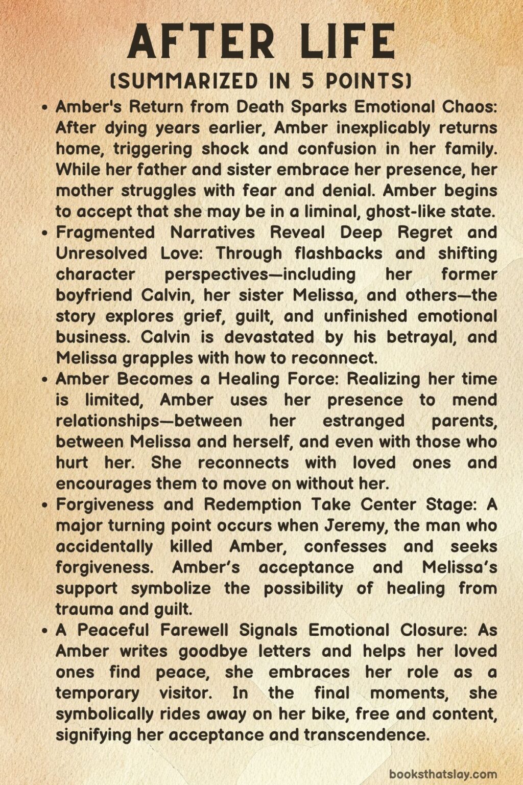 After Life by Gayle Forman Summary, Characters and Themes