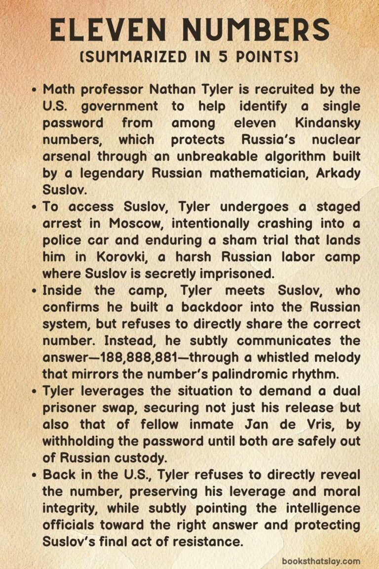 Eleven Numbers Summary, Characters and Themes | Lee Child