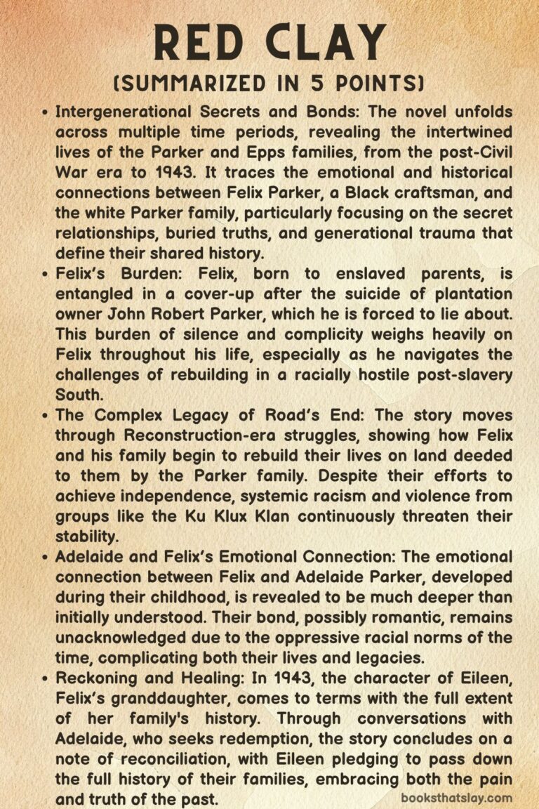 Red Clay Summary, Characters and Themes | Charles B. Fancher