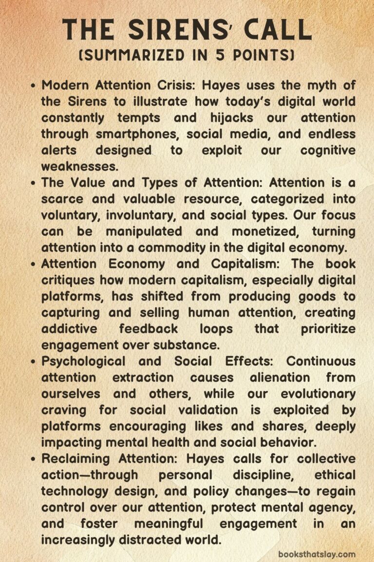 The Sirens’ Call Summary and Analysis