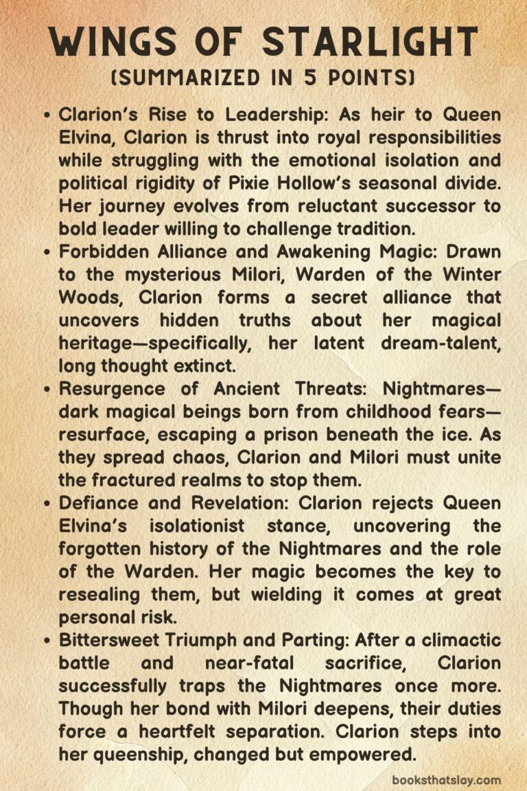 Wings of Starlight Summary, Characters and Themes