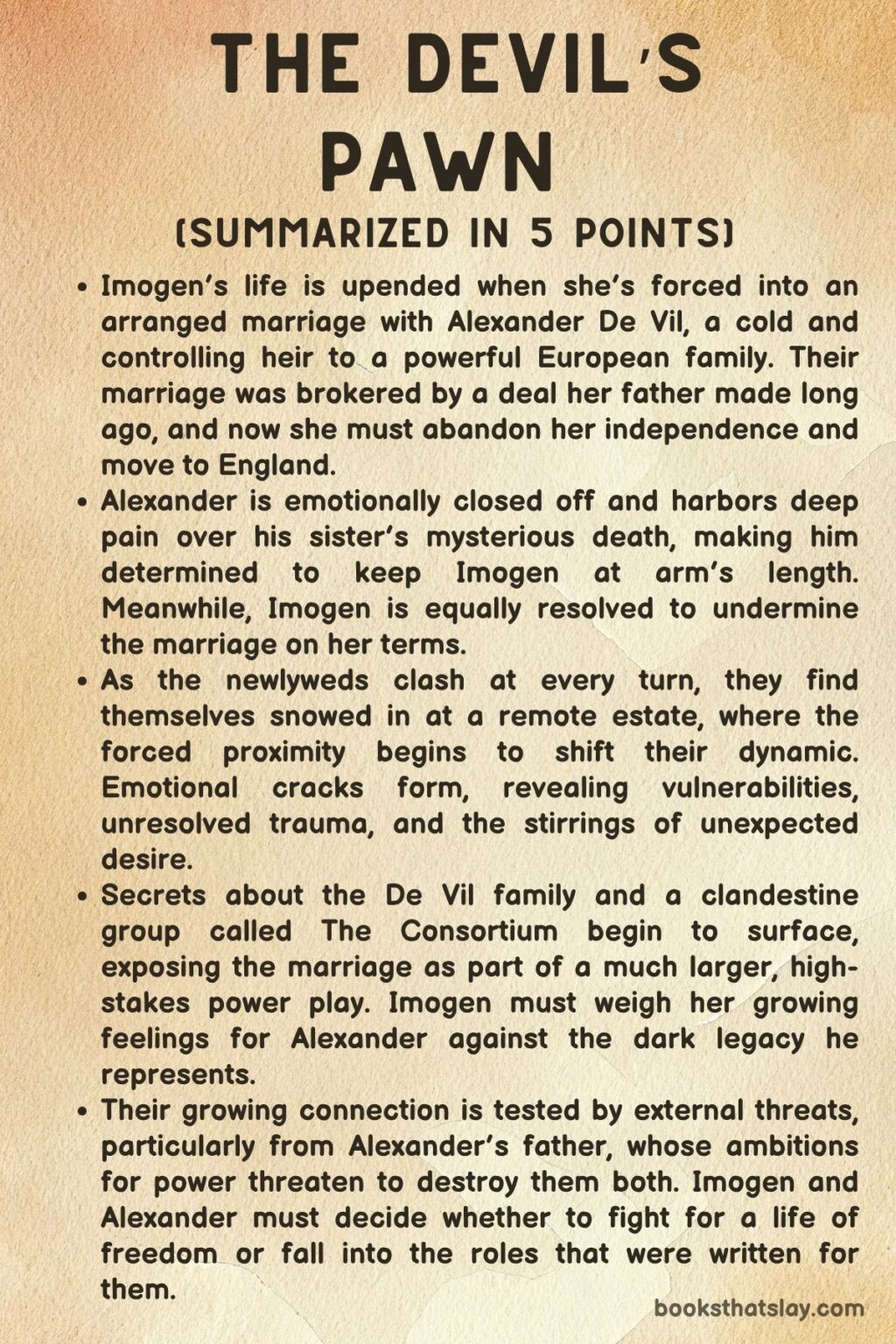The Devil’s Pawn Summary, Characters and Themes