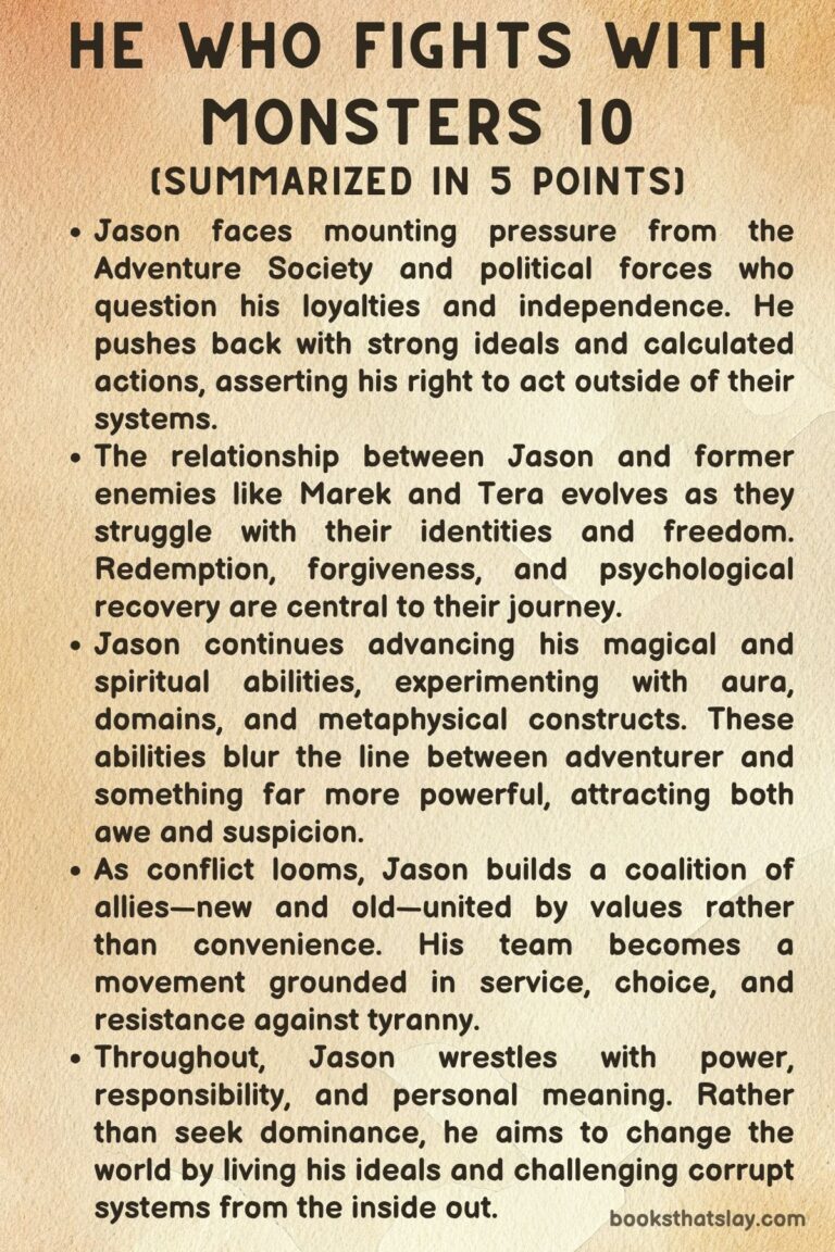 He Who Fights With Monsters 10 Summary, Characters and Themes