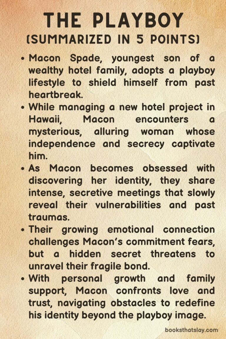 The Playboy by Marni Mann Summary, Characters and Themes