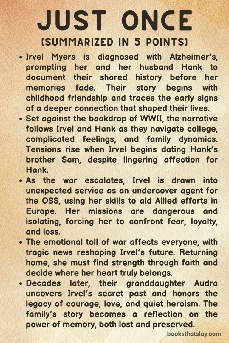 Just Once by Karen Kingsbury Summary, Characters and Themes