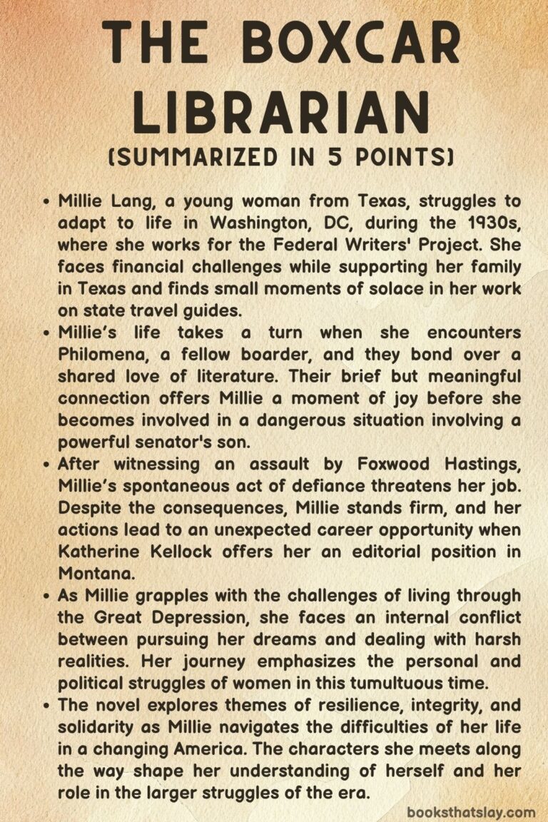 The Boxcar Librarian Summary, Characters and Themes