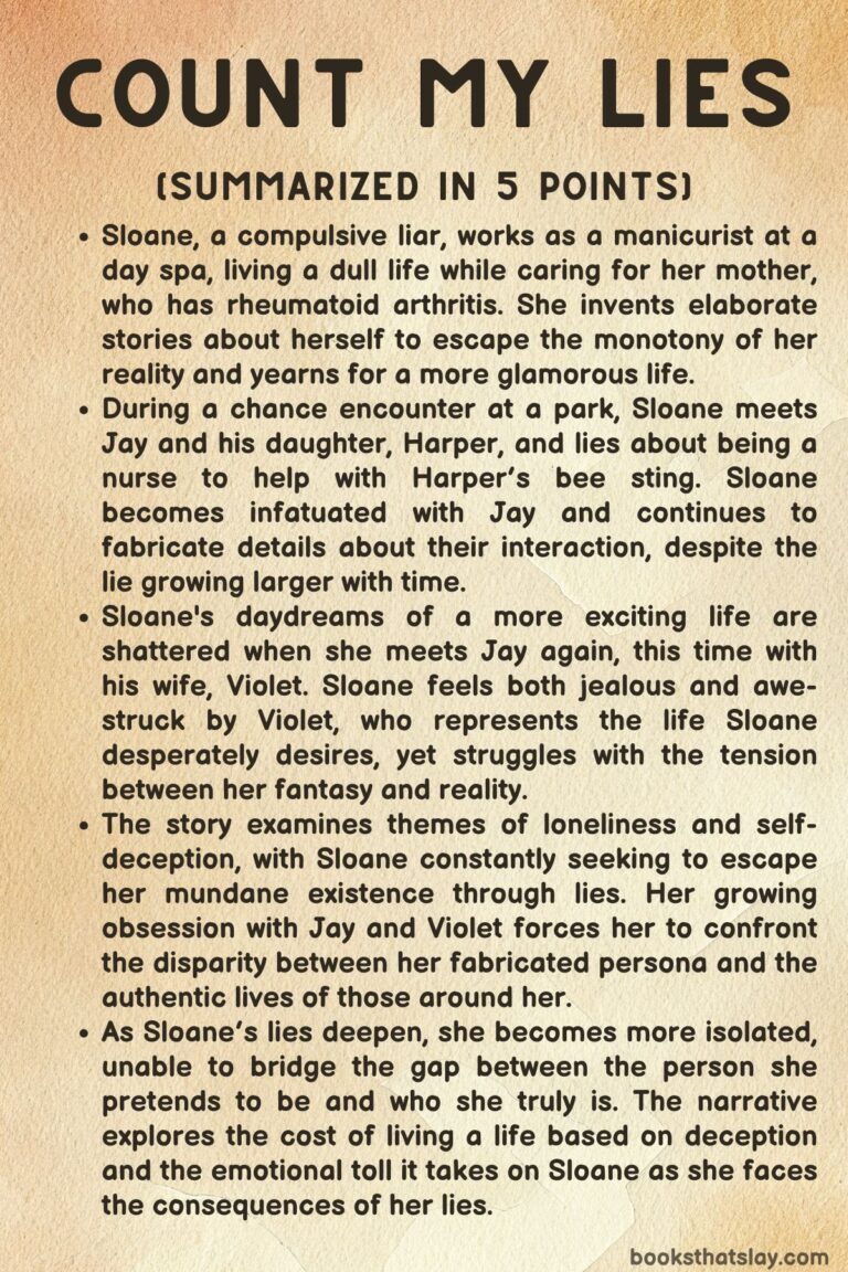 Count My Lies Summary, Characters and Themes