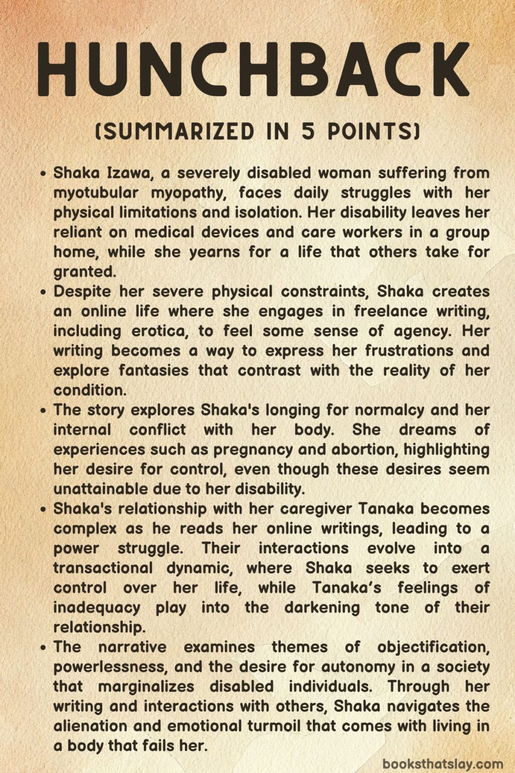 Hunchback by Saou Ichikawa Summary, Characters and Themes