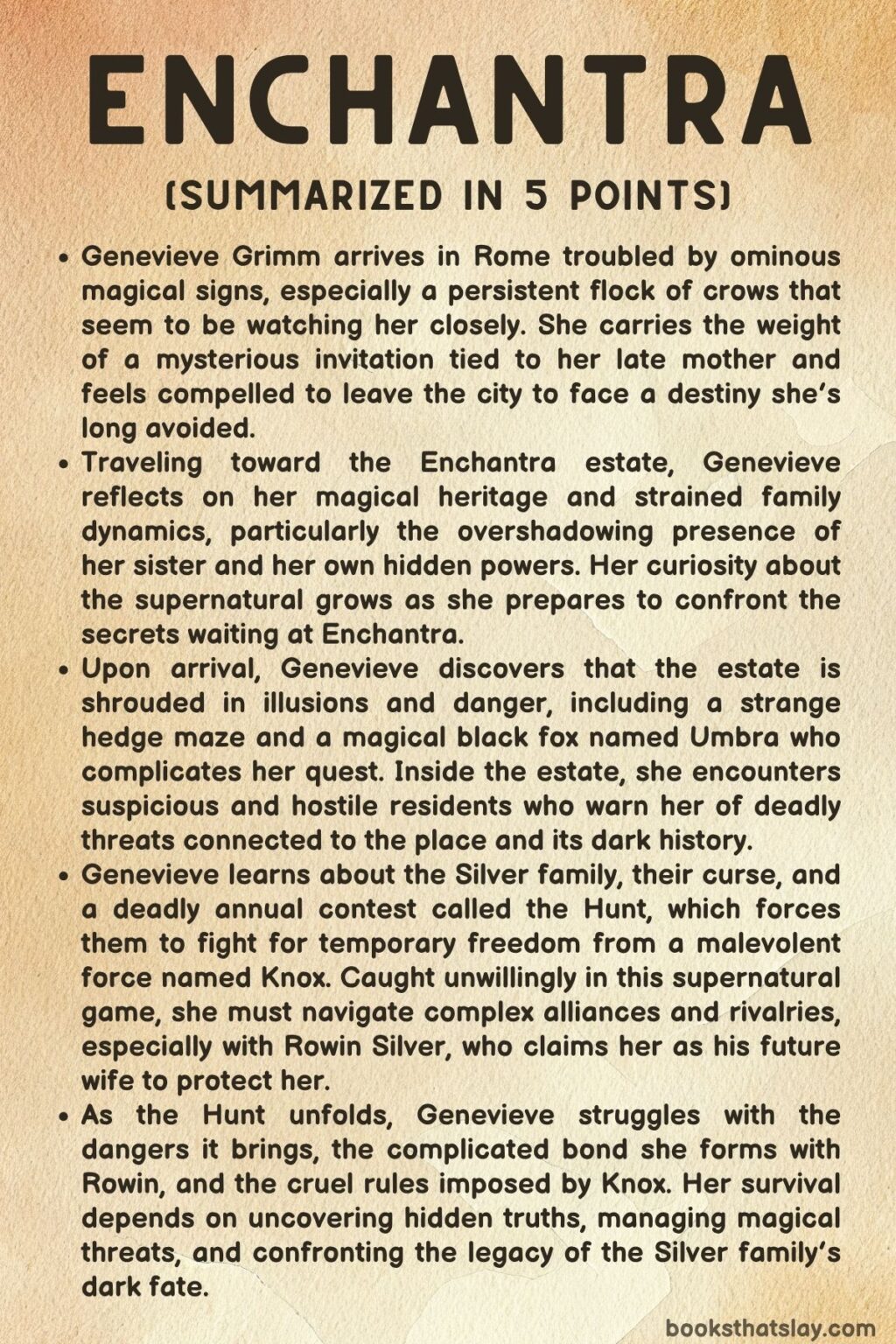 Enchantra by Kaylie Smith Summary, Characters and Themes