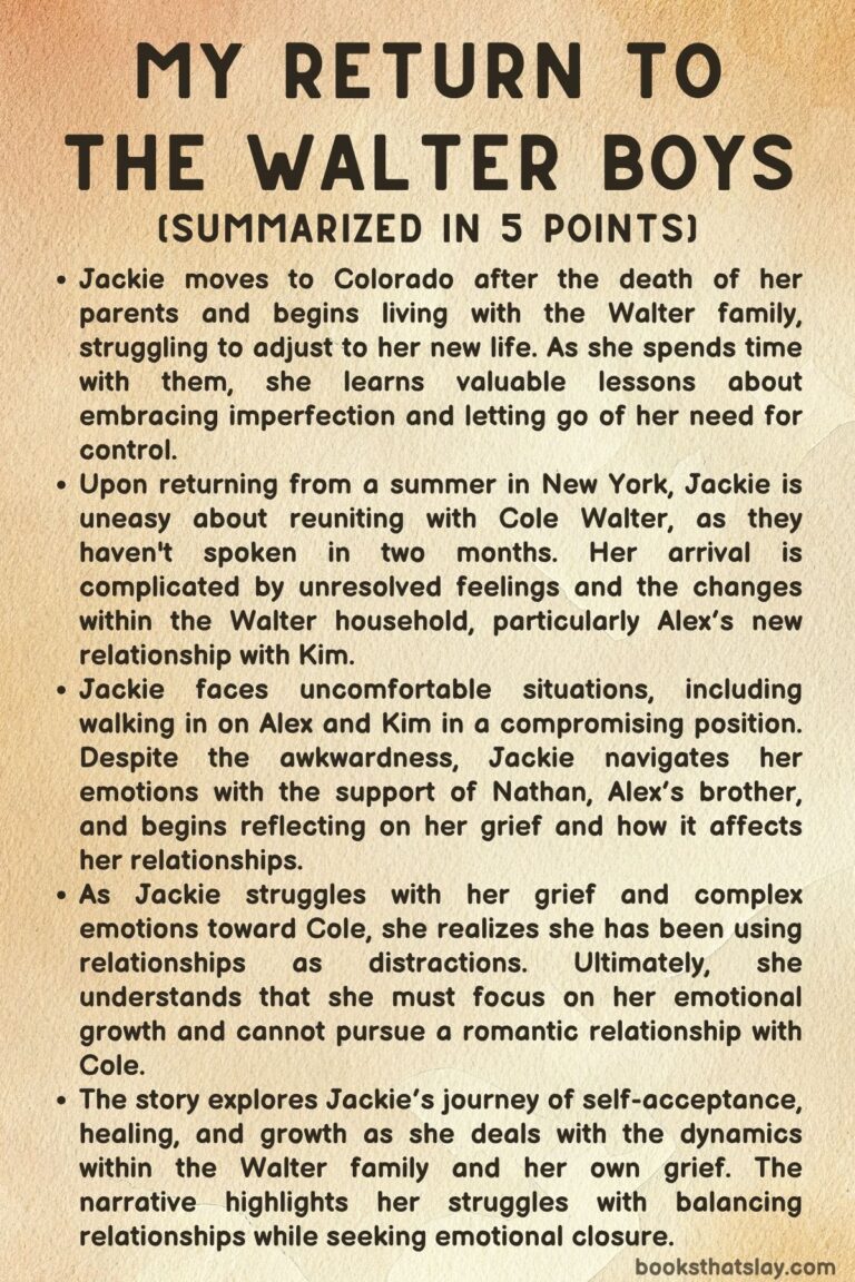 My Return to the Walter Boys Summary, Characters and Themes