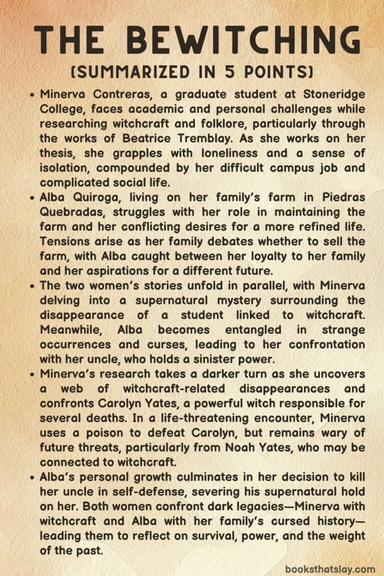 The Bewitching Summary, Characters and Themes