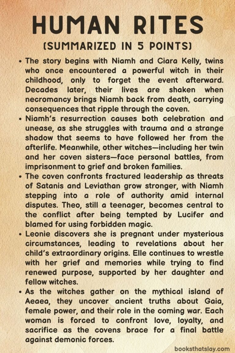 Human Rites by Juno Dawson Summary, Characters and Themes