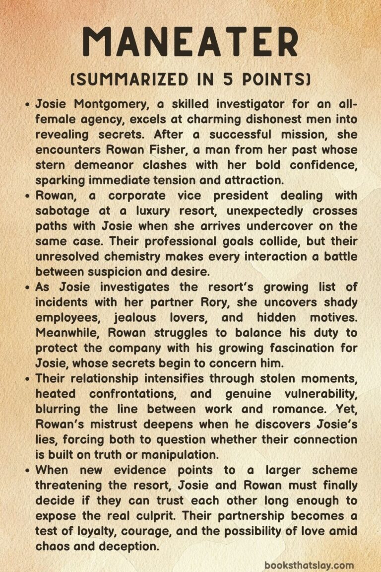 Maneater by Morgan Elizabeth Summary, Characters and Themes