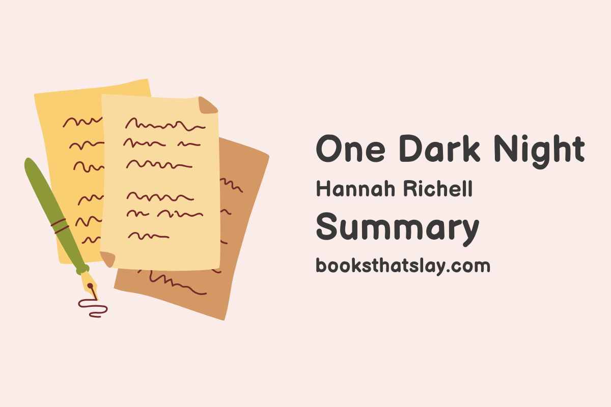 One Dark Night by Hannah Richell Summary, Characters and Themes