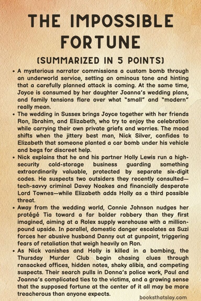 The Impossible Fortune Summary, Characters and Themes