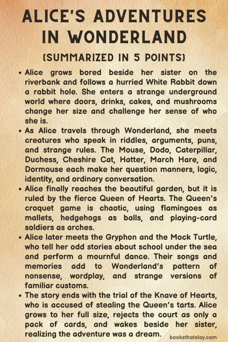 Alice’s Adventures In Wonderland Summary, Characters and Themes