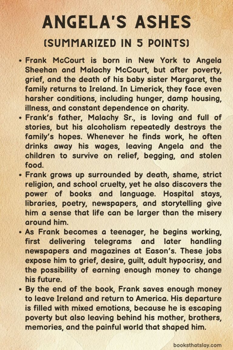 Angela's Ashes Summary and Analysis